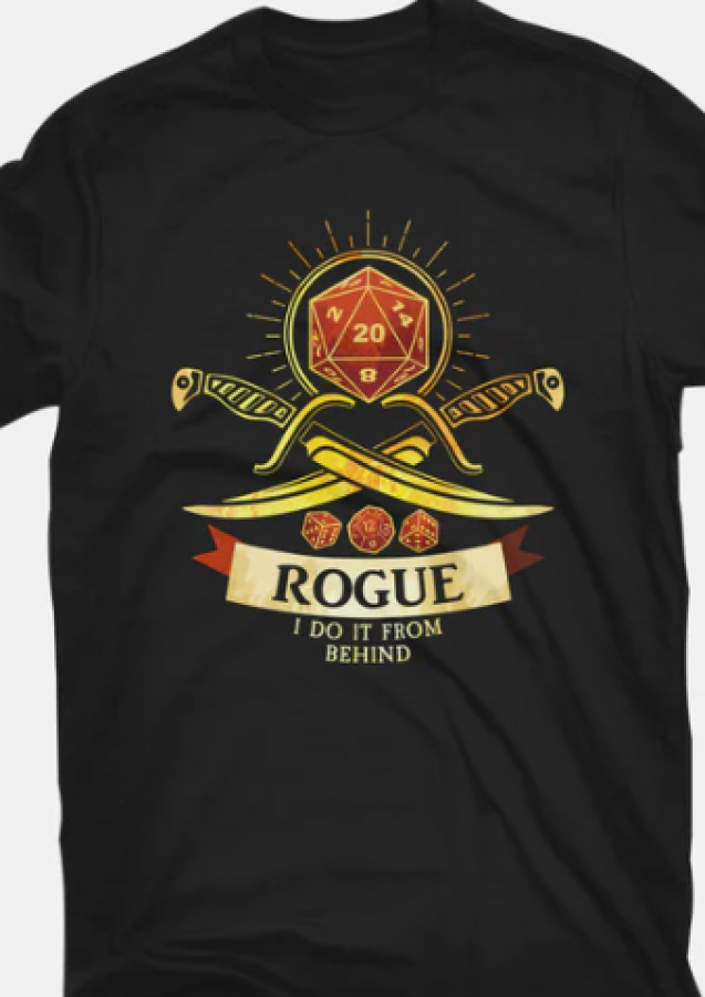 Rogue D20 Shirt – Gators Games and Hobby LLC
