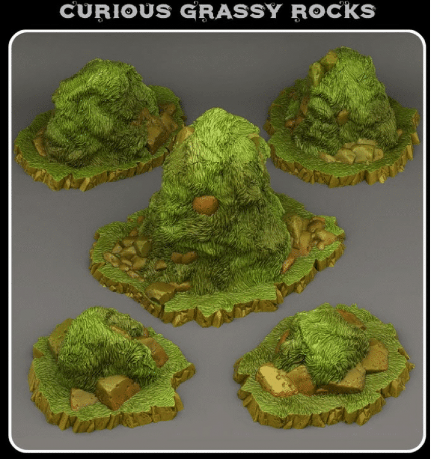 Curious Grassy Rocks Scatter Pack – Gators Games and Hobby LLC